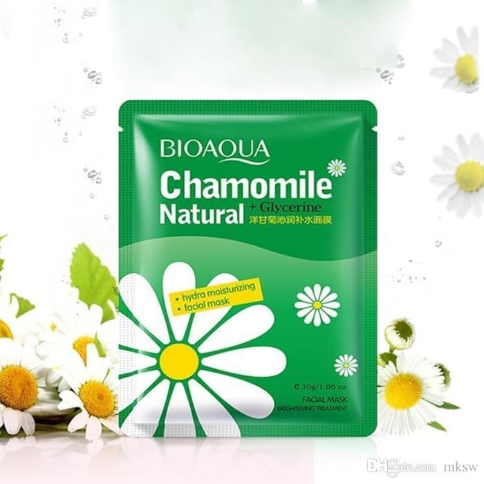Jual BIOAQUA ~ CHAMOMILE NATURAL ~ MASKER WAJAH EKSTRAK BUNGA ...