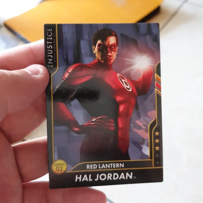 Jual kartu injustice series 2 red lantern hal jordan -hotsale | Shopee ...
