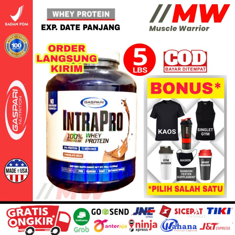 Jual Gaspari IntraPro 5 Lbs BPOM Gaspari Intra Pro Whey 5 Lbs Gaspari ...