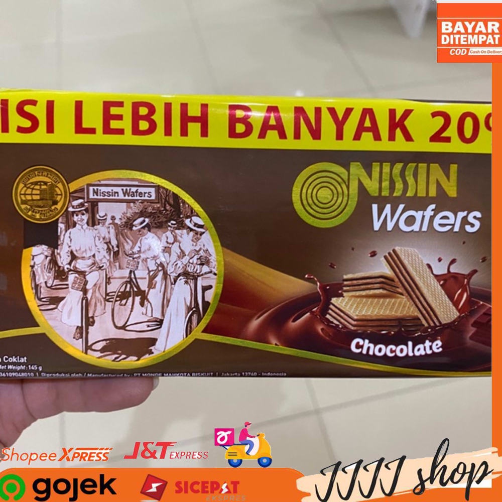 Jual Nissin Wafers Coklat Strawberry Vanila Keju Snack Cemilan Wafer ...