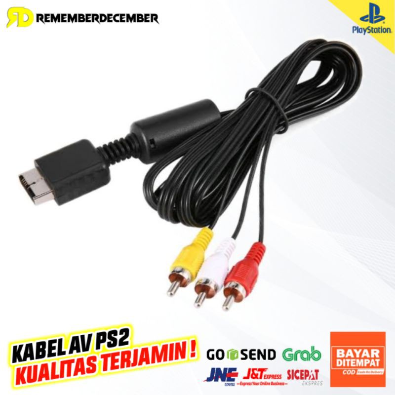 Jual kabel av ps2 kabel ke TV ps2 | rememberdecember | Shopee Indonesia