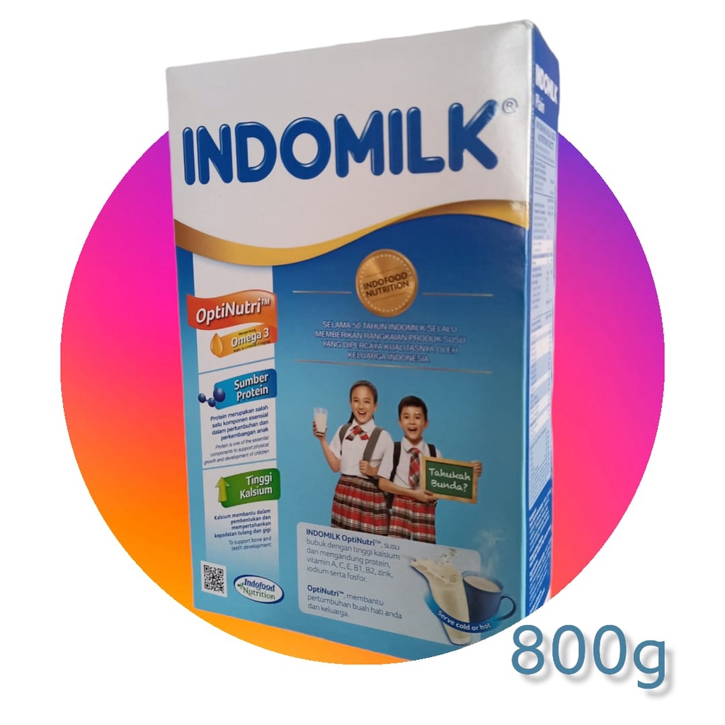 Jual PROMO susu indomilk full cream plain 800g | Shopee Indonesia