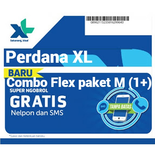 Jual Perdana XL Combo Flex paket M (1+) | Shopee Indonesia