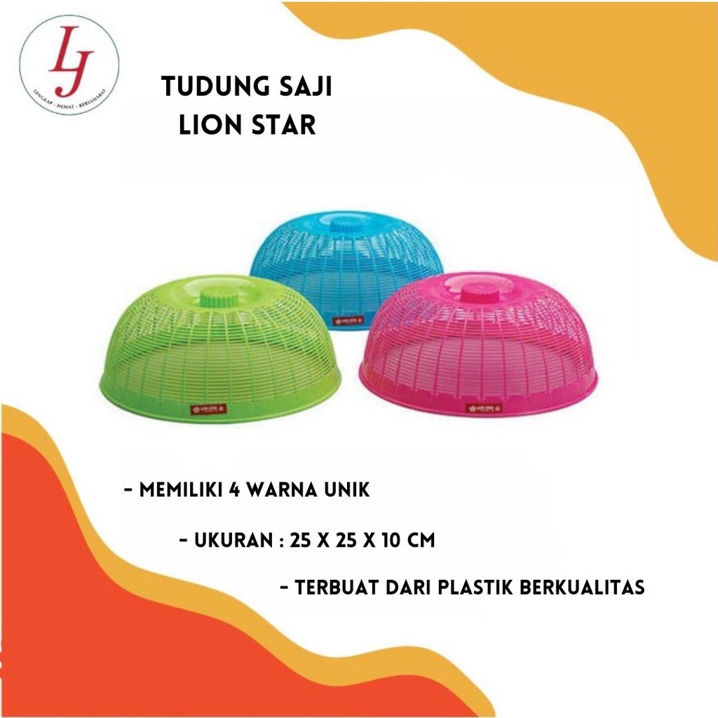 Jual Tudung Saji 25 cm / Round Dish LION STAR | Shopee Indonesia