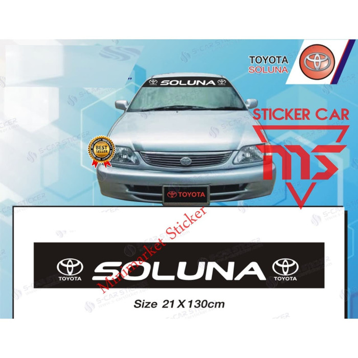 Jual stiker toyota soluna sticker mobil kaca blok hitam dopp Elegan ...