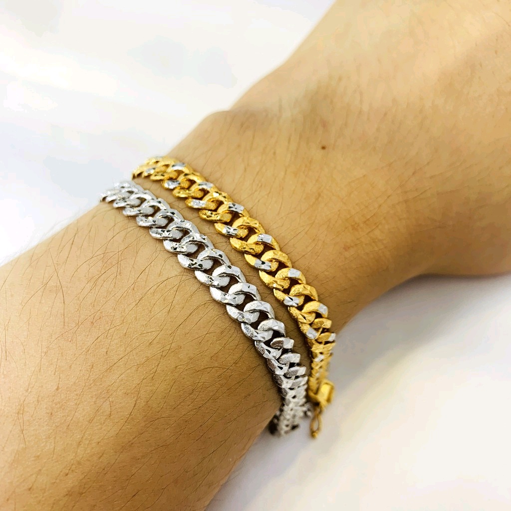Jual Gelang Rantai Sisik Naga Emas Asli Kadar 700 750 16K 17K 70% 75% ...