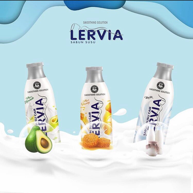 Jual LERVIA BODY WASH SABUN CAIR BOTOL 250ML | Shopee Indonesia