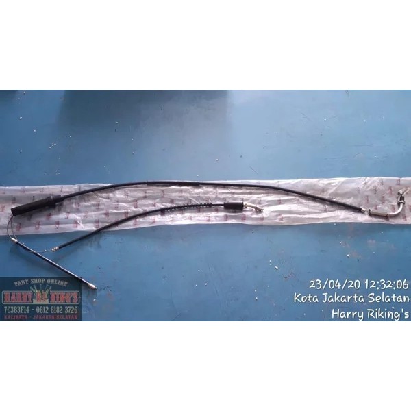 Jual Throttle Cable Kit atau Tali Kabel Gas Set Ori NOS RX King Lawas ...