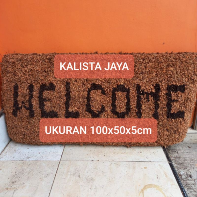 Jual KESET KESED KANTOR HOTEL WELCOME SERABUT KELAPA 1 METER 100cm x ...