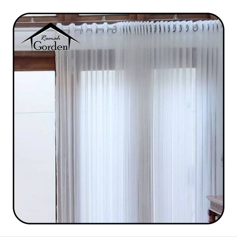 Jual Gorden Vitrase Smokring, Vitrase Putih (Premium Sable) Import ...