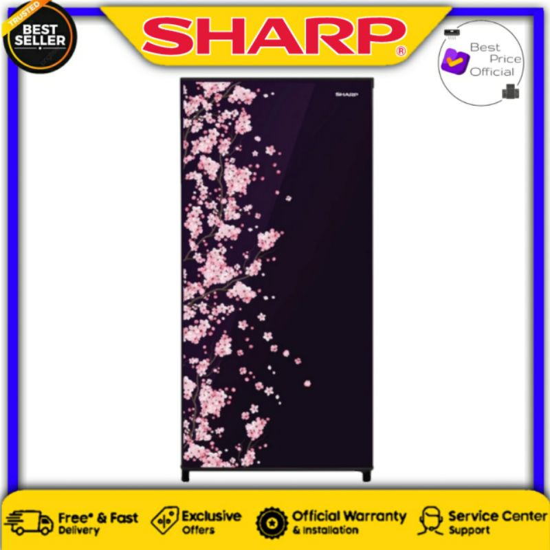 Jual SHARP SJ-N162D SJ N162D Kulkas 1 Pintu Kapasitas 133 Liter Low 84 ...