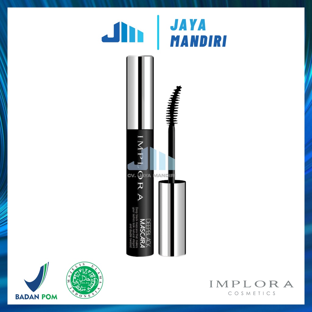Jual Implora Deep Black Mascara | Shopee Indonesia