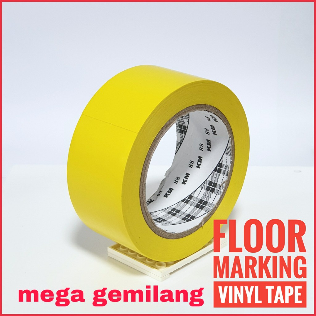 Jual Lakban lantai - Floor marking - Vinyl tape | Shopee Indonesia