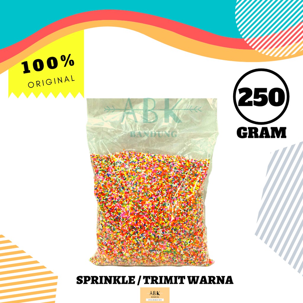 Jual SPRINKLE TRIMIT 250GR | SPRINKLES RAINBOW 250G | SPIKEL 250 GR ...
