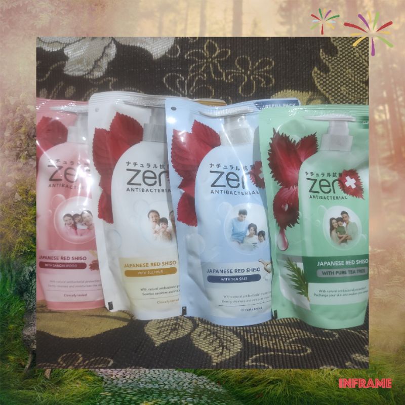 Jual Zen Antibacterial Body Wash 400ml | Shopee Indonesia