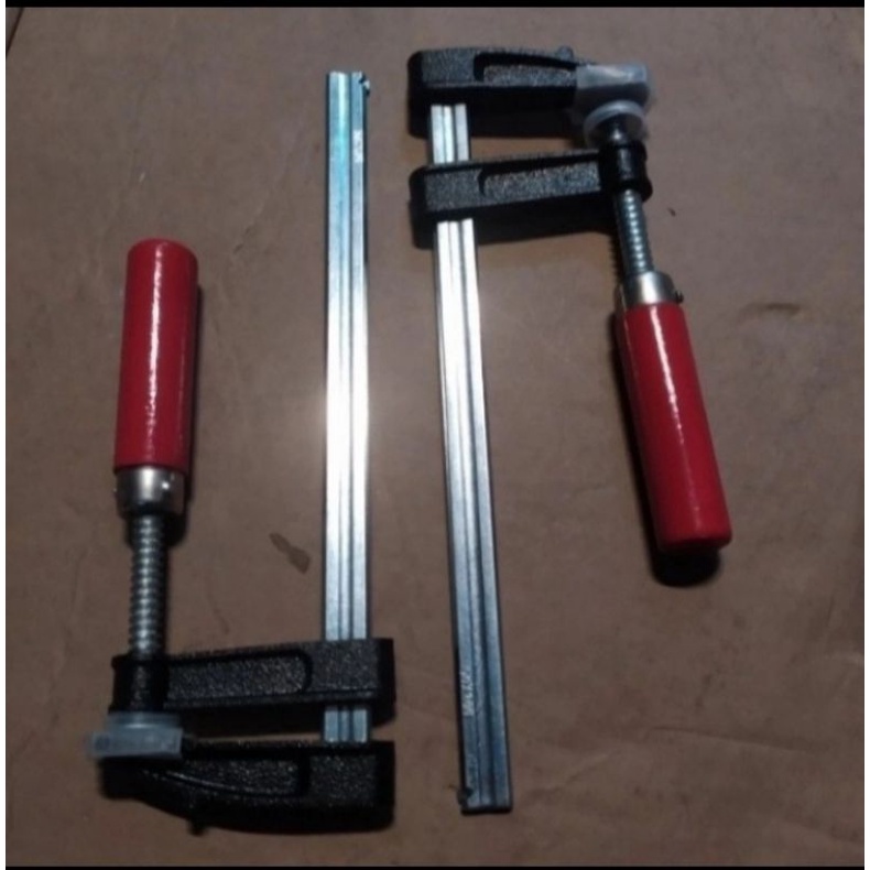 Jual Alat pres/ penjepit kayu clamp F mini 5cm x 35cm | Shopee Indonesia
