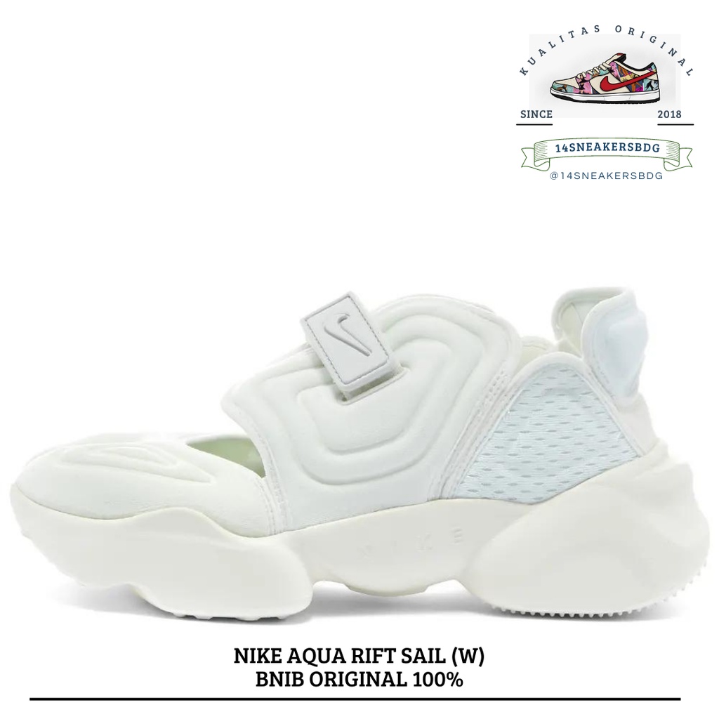 Jual Sepatu Air Aqua Rift White White Sail Original 100% Authentic ...