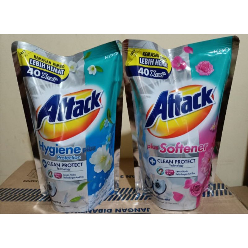 Jual ATTACK Plus Softener / Hygiene Plus Protection Cair 1200ml | Shopee Indonesia
