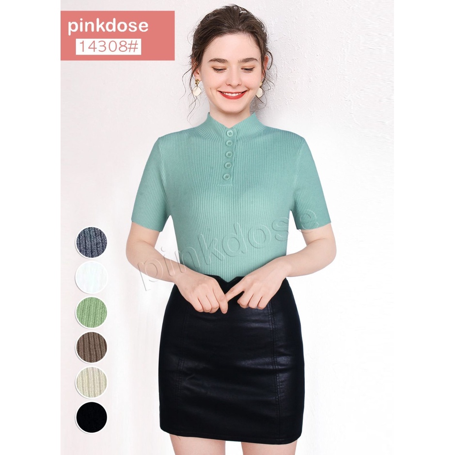 Jual MANSET RAJUT LENGAN PENDEK BUSUI PINKDOSE | Shopee Indonesia