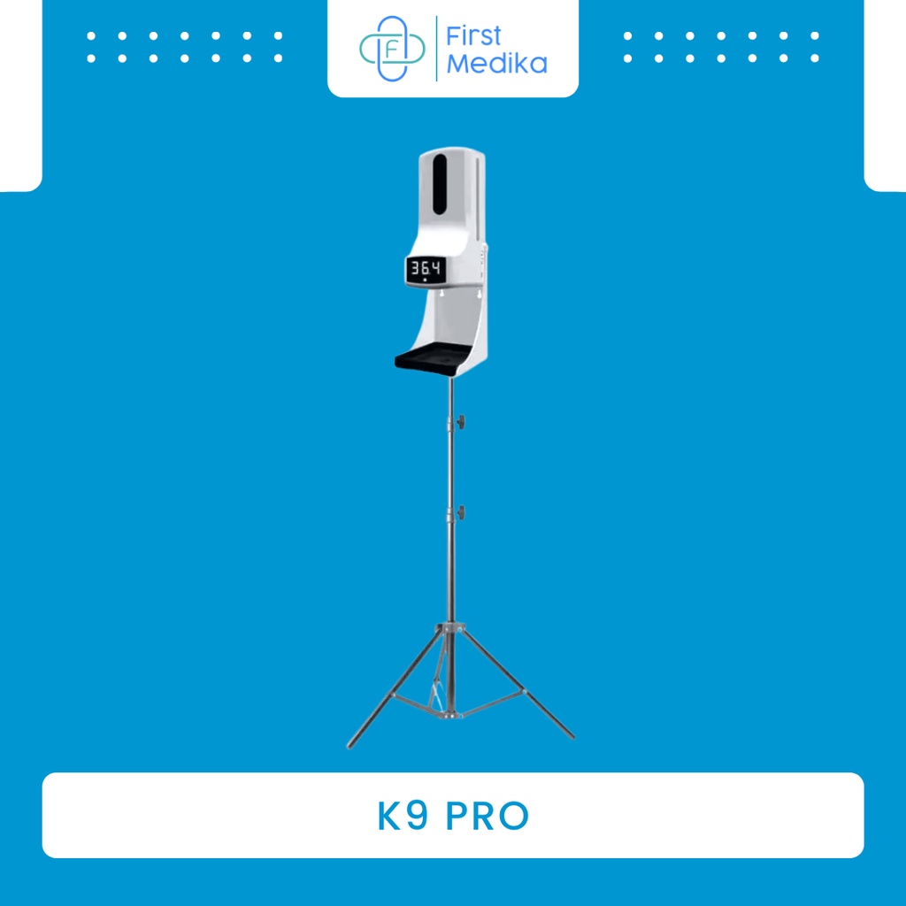 Jual K9 Pro Plus Thermometer Infrared 2 in 1 Hand Sanitizer Dispenser ...