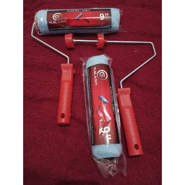 Jual KUAS ROLL BESAR 9 INCH VPR Atau EL-GLADIO / KUAS ROLL CAT | Shopee ...