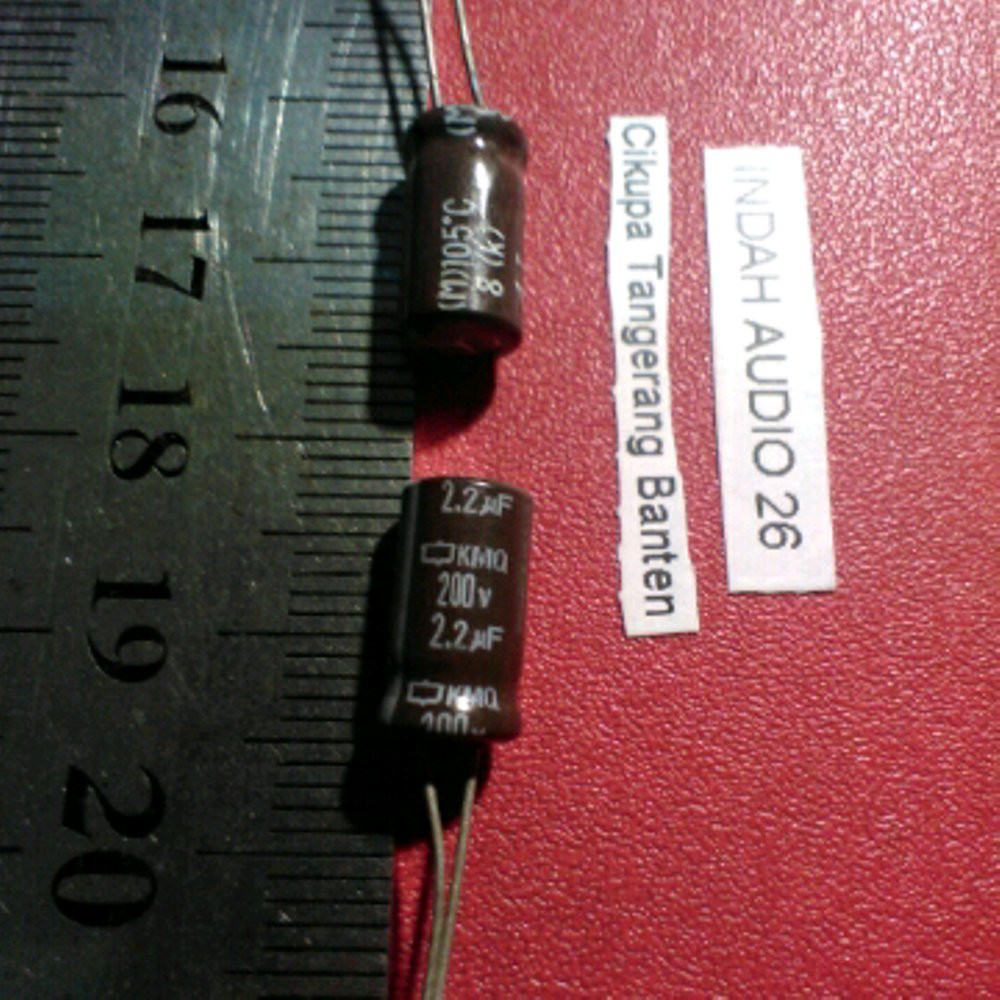 Jual elko 2 2uf 200v elco 2 2 uf 200 v kapasitor 2u2 capasitor Nippon ...