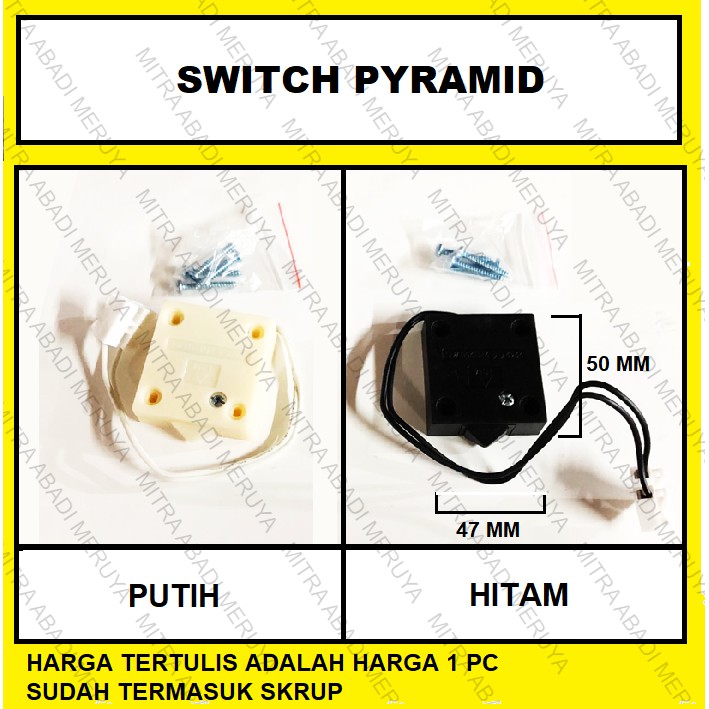 Jual Switch Pyramid Saklar Piramid Saklar Pintu Geser Pintu Sliding ...