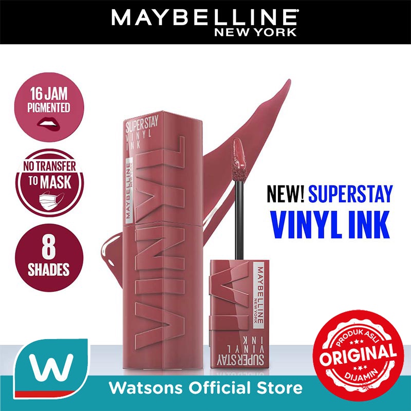 Jual Maybelline Superstay Vinyl Ink Tint 40 Witty | Shopee Indonesia