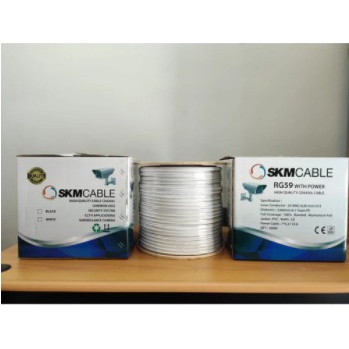 Jual Kabel Coaxial RG59 + Power DC CCTV SKM Cable High Quality ...