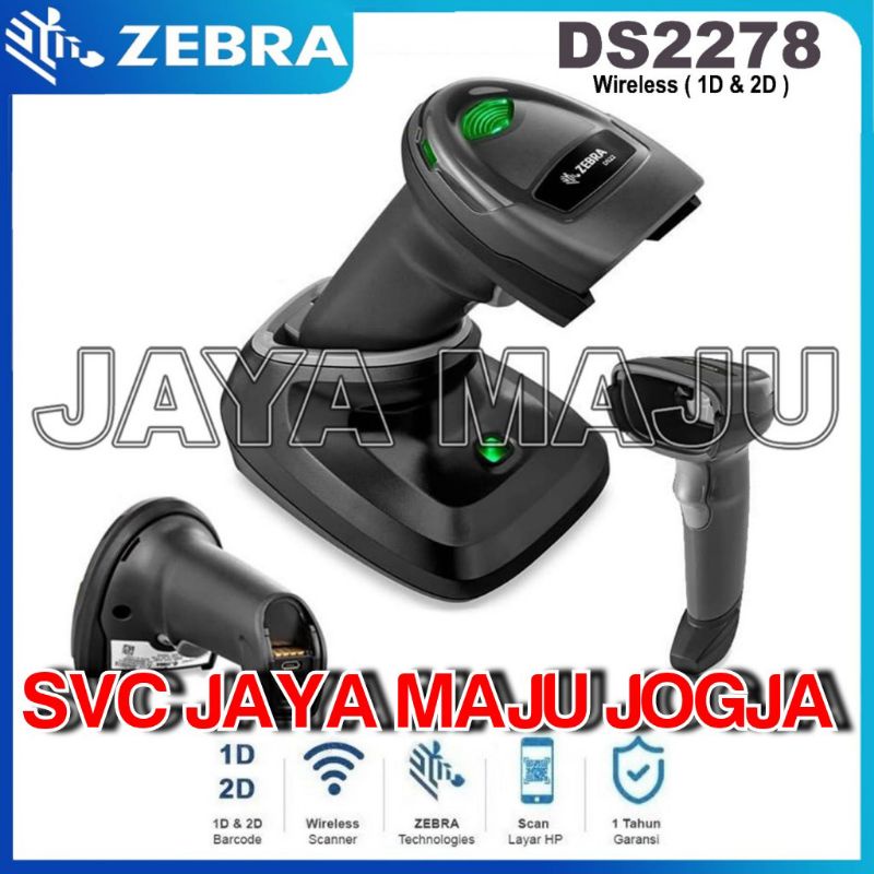 Jual ZEBRA DS 2278 - BLUETOOTH 4.0 BLE WIRELESS USB // SERIAL - BATTERY 2.400 mAh - 2D 1D ...