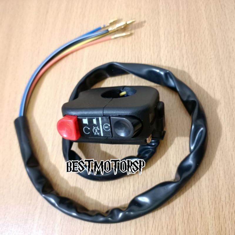 Jual Saklar Kanan On Off Plus Starter Universal motor | Shopee Indonesia