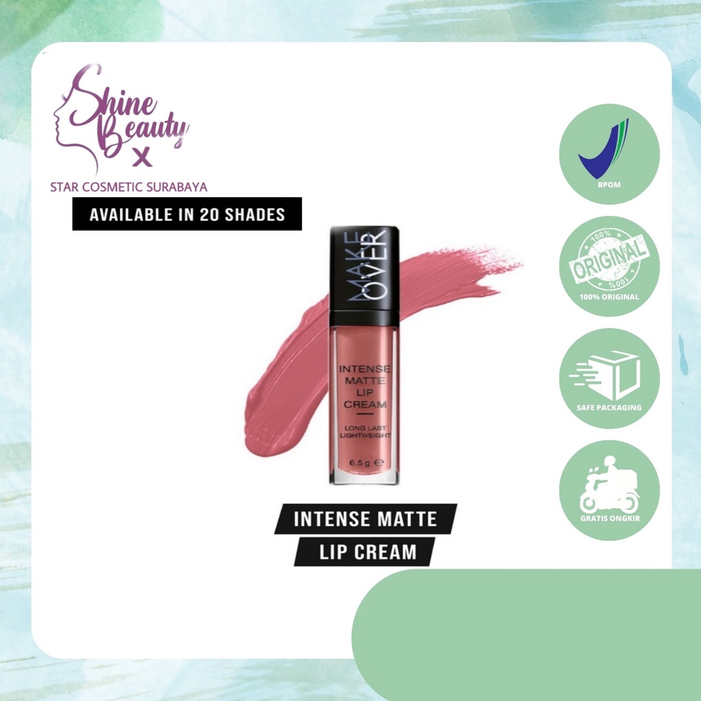 Jual Make Over Intense Matte Lip Cream 6.5gr | Shopee Indonesia