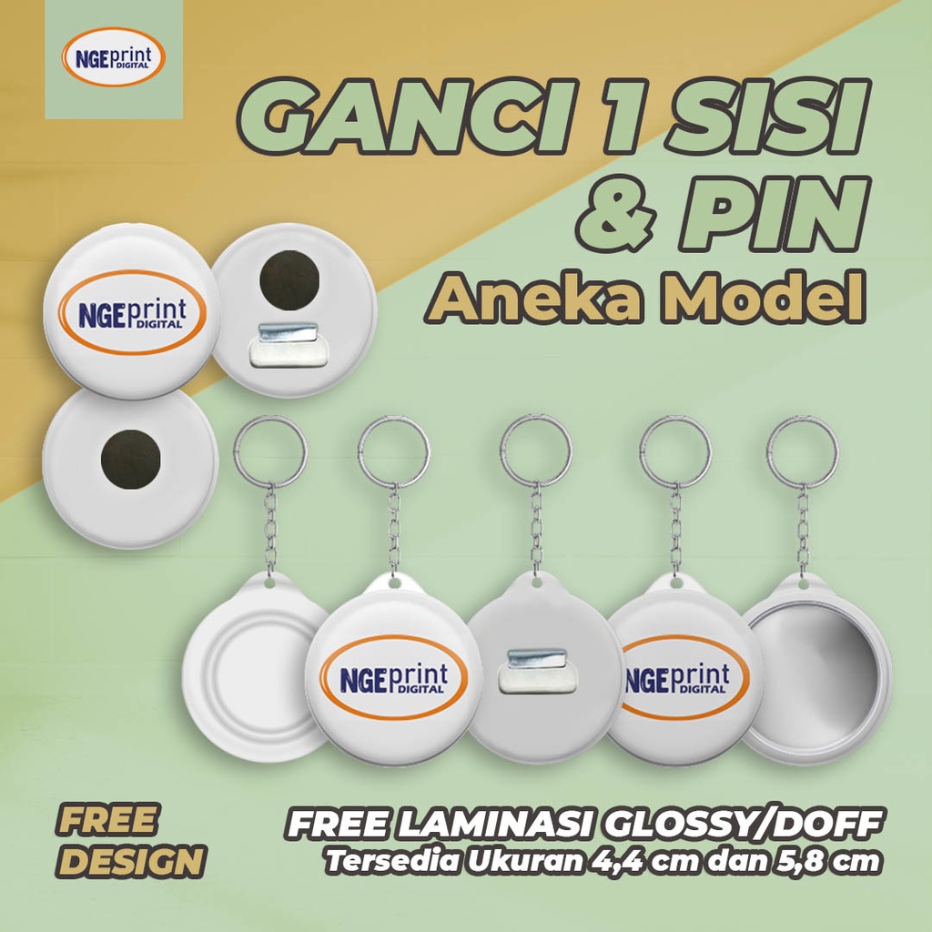 Jual Ganci Custom / Ganci Cermin / Pin Magnet / Ganci Pembuka Botol ...