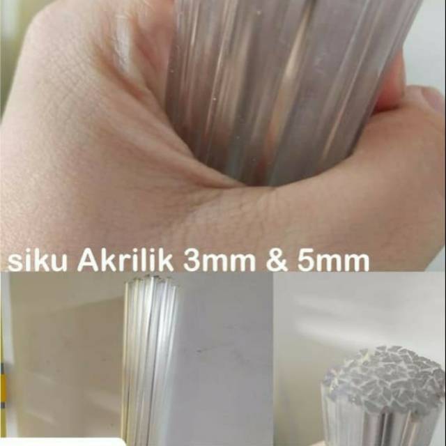 Jual Siku akrilik segitiga 3mm panjang 120 cm | Shopee Indonesia