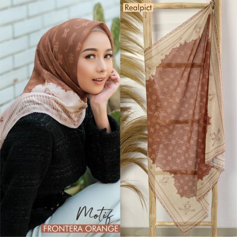 Jual Hijab Segiempat Voal Premium Best Seller | Hijab Voal Motif | Hijab Lasercut Series ...