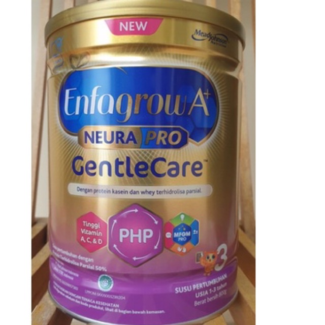 Jual Enfagrow A+ gentle care 800 gram (kemasan baru neurapro) | Shopee ...