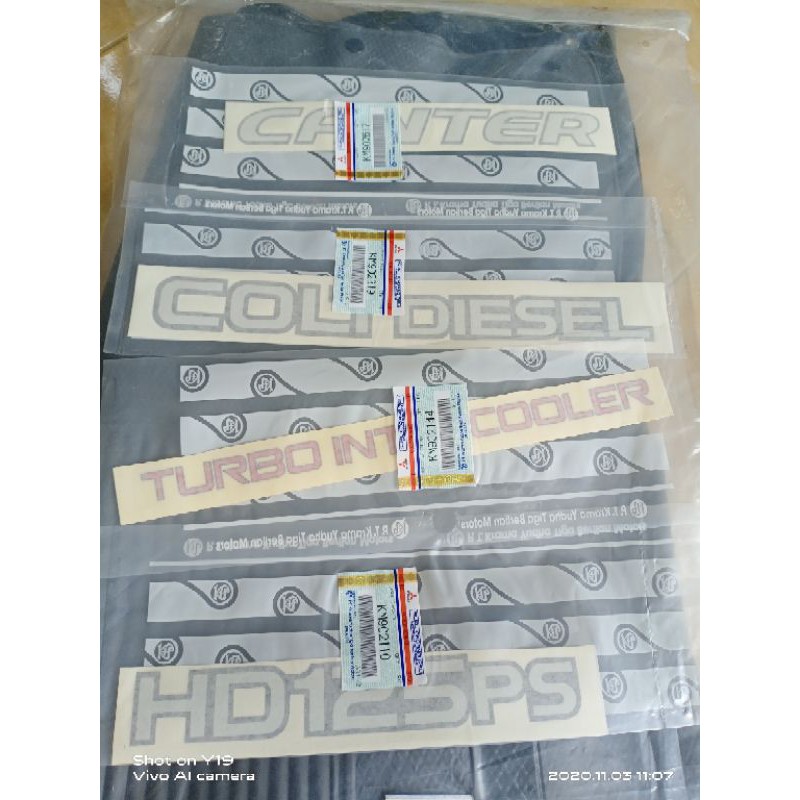 Jual STIKER SET CANTER HD125PS ORIGINAL | Shopee Indonesia