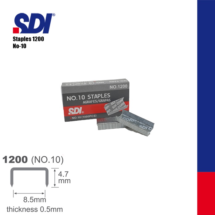 Jual SDI 1200 No.10 Staples / Isi Staples No.10 20 box | Shopee Indonesia