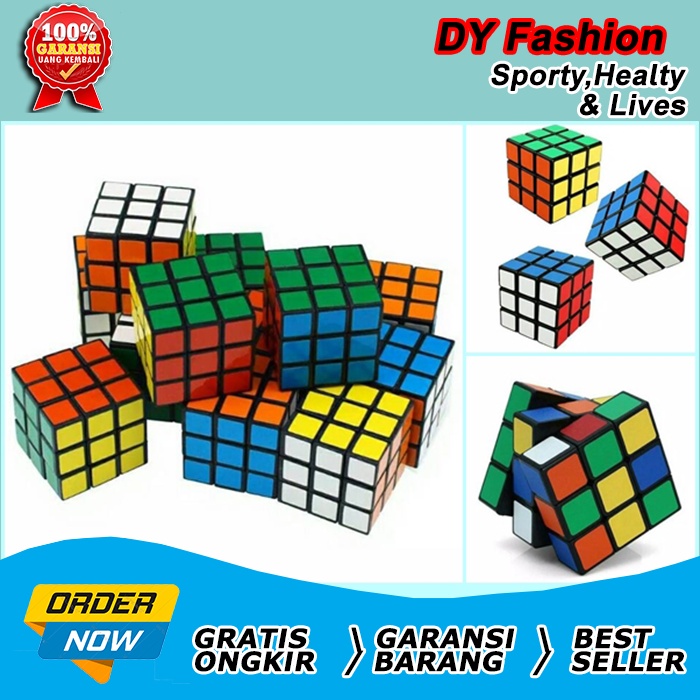 Jual Mainan Rubik Kubus Cube 3 x 3 x 3 kecil SP494 mainan Puzzle Rubik ...