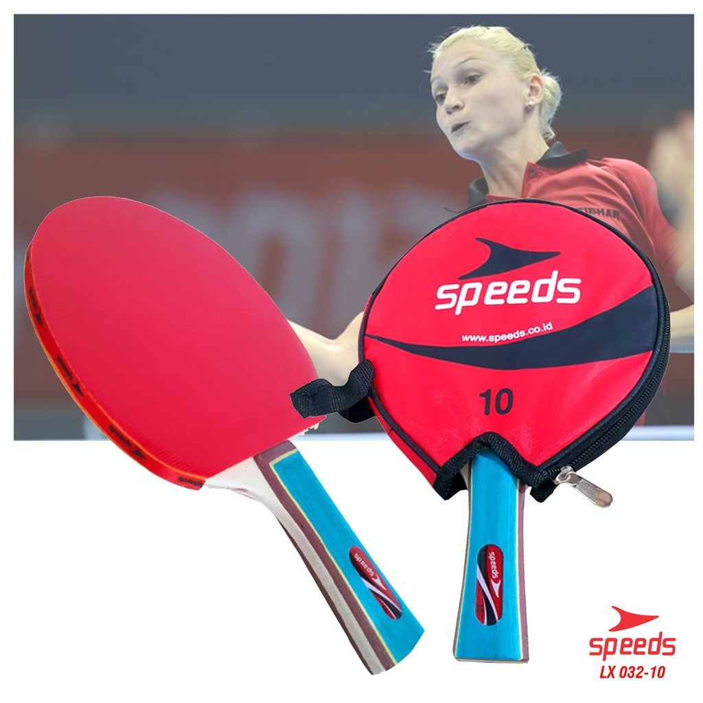 Jual SPEEDS Bet Bat Pingpong Tenis Meja Pegangan Kayu Pemium Karet Rubber LX032-10 | Shopee ...