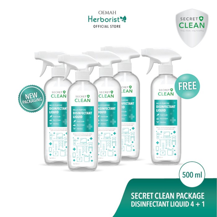 Jual Contact-Cleaner- Secret Clean Disinfectant 500Ml Kemasan Baru Buy ...
