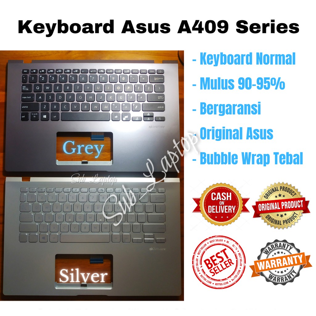Jual Keyboard Asus A409 M409 A409F A409U A409M A409FA A409FL A409UA ...