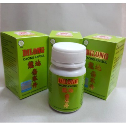 Jual Dilong Kapsul Cacing Obat Untuk Demam dan Tifus | Shopee Indonesia