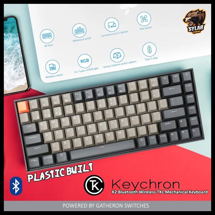 Jual Keychron K2 Bluetooth Wireless Plastic Frame Mechanical Keyboard ...