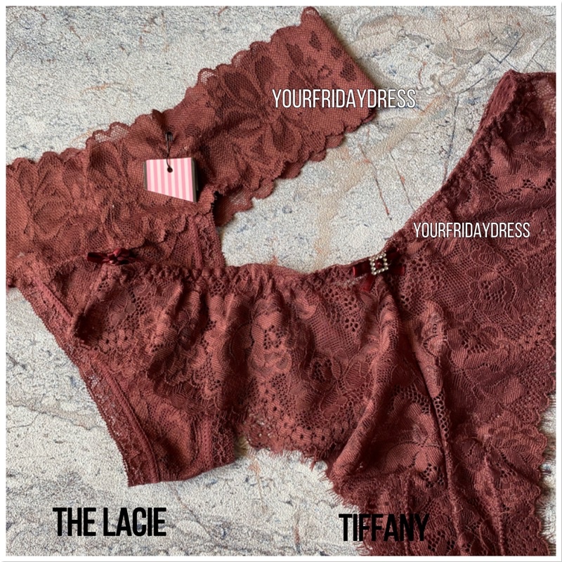 Jual The Lacie victoriaa secrett thong flower lace panties celana dalam ...