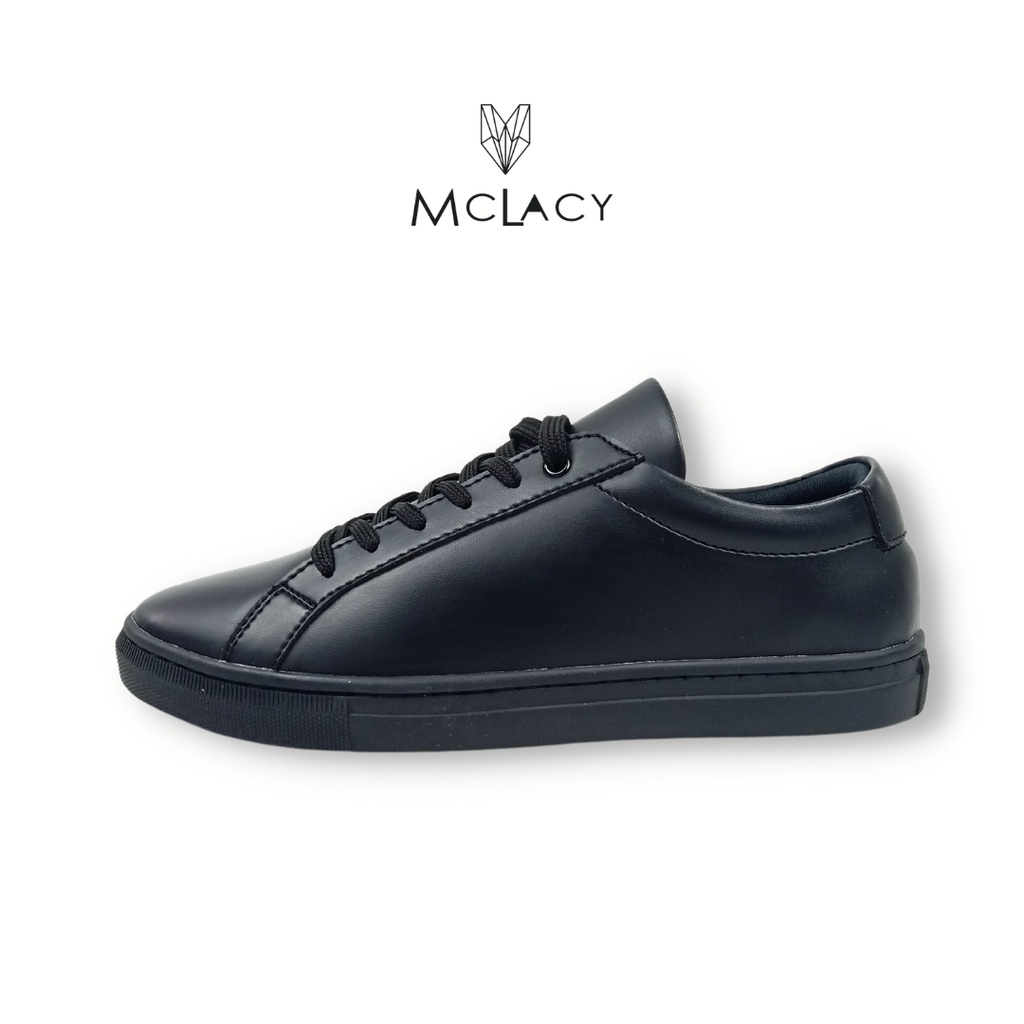 Jual MCLACY - Sepatu Local Sneakers - Dove Black | Shopee Indonesia