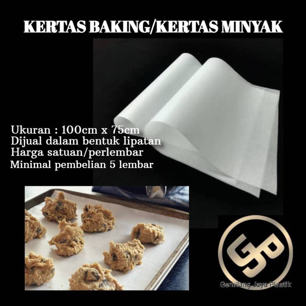 Jual Kertas Roti Baking Paper 75cm x 100cm Alas Loyang / Alas Roti ...