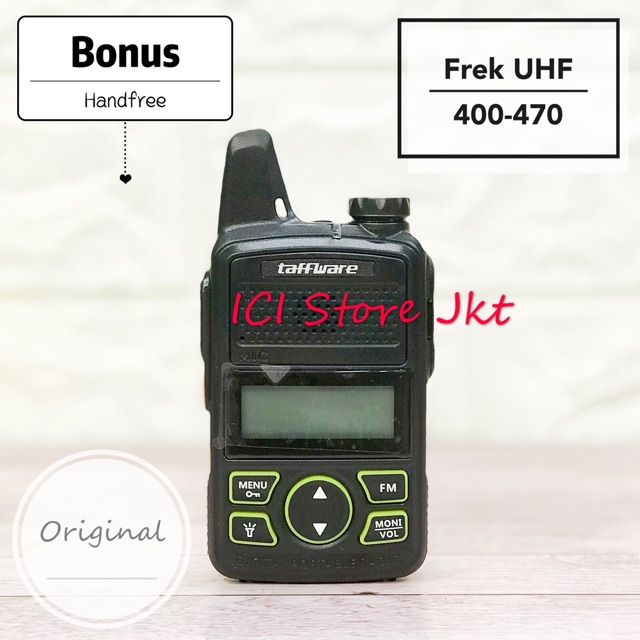 Jual HT Taffware BF T1 / HT mini konek dengan WLAN dan Baofeng | Shopee ...