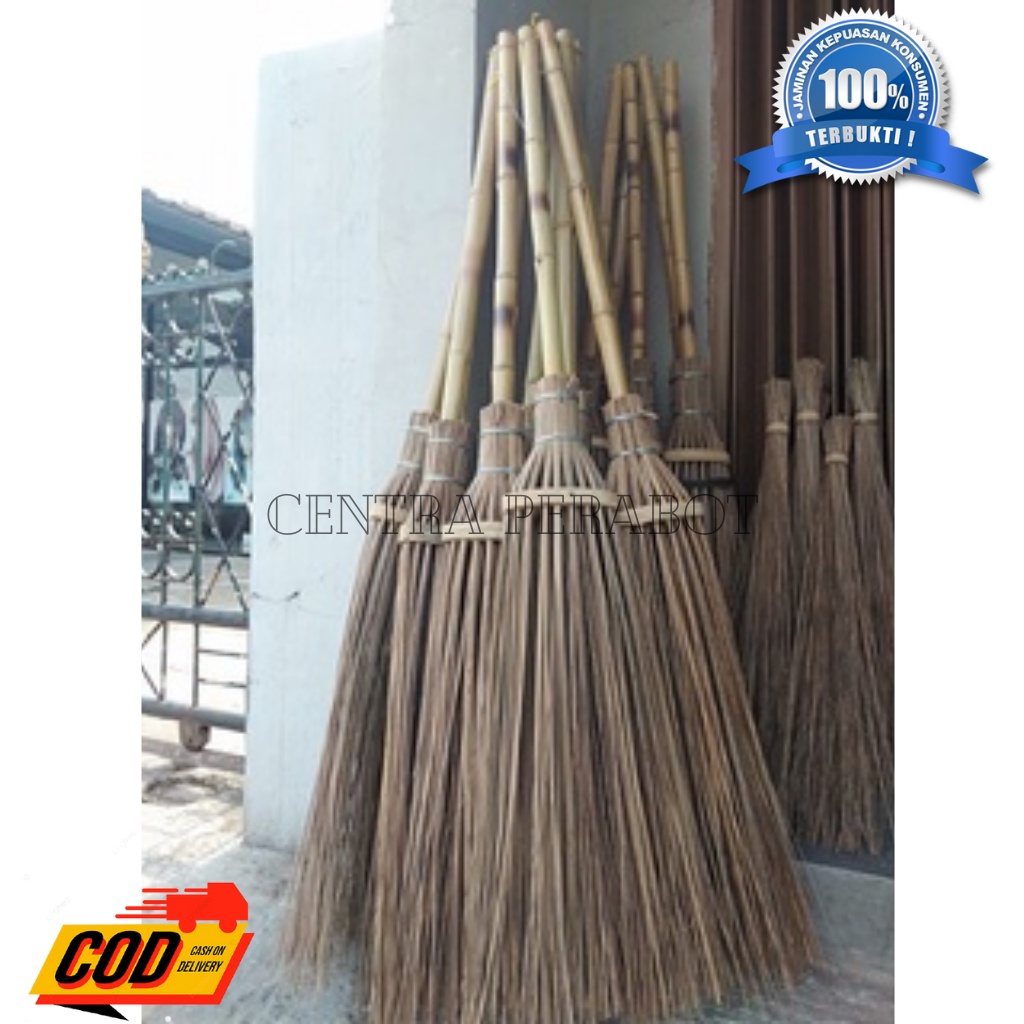 Jual Sapu Lidi Halaman Gagang PREMIUM Besar Kuat dan Kokoh | Shopee ...