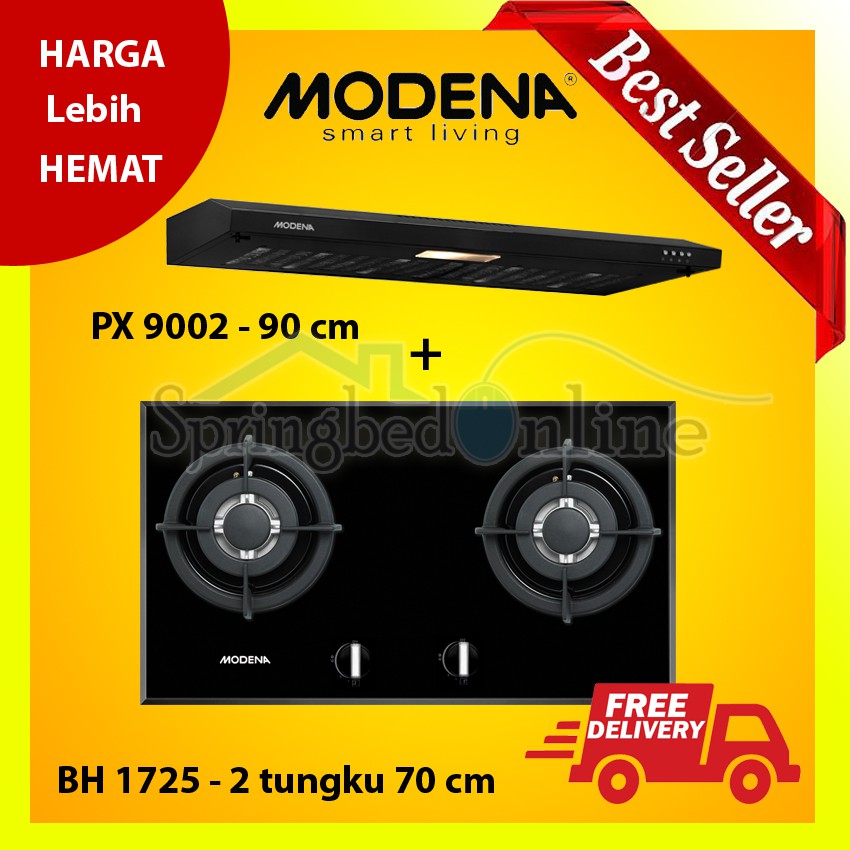 Jual Modena Kompor Tanam + Cooker Hood - Harga Paket Lebih Hemat BH ...